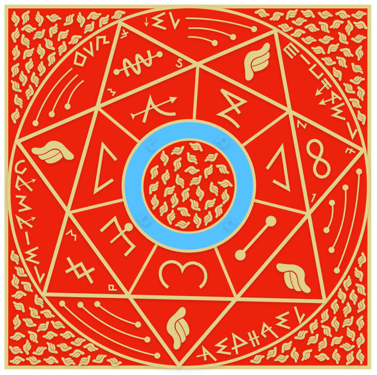 TRINITY orange & Gold - Mamy Dolly Prayer Schwal Limited Edition – ODLC